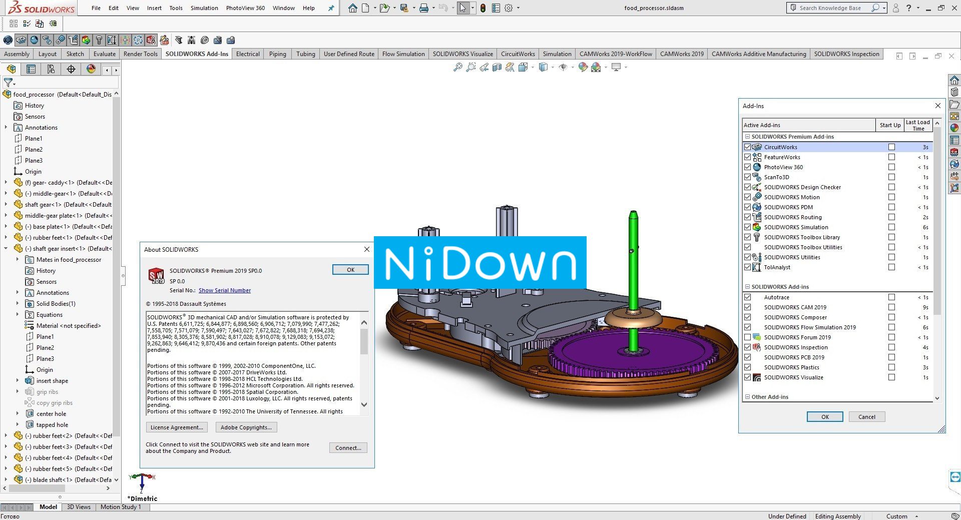 SolidWorks 2019 SP0 Win x64 完整破解版下载 crack - Nidown