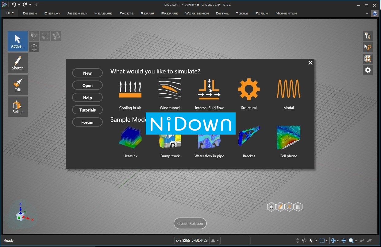 ANSYS Discovery Live Ultimate 2019 R2 破解版下载 crack - Nidown